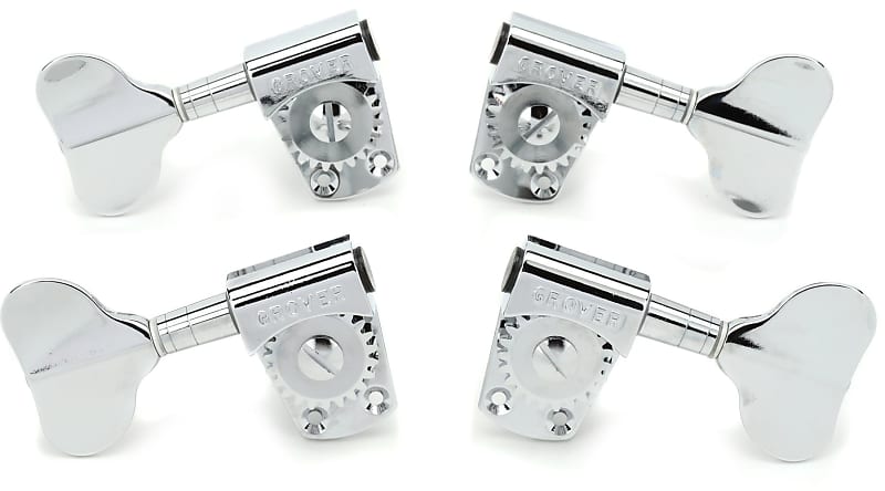 Grover 145C Titan Bass Tuning Machines - 2+2 - Chrome | Reverb