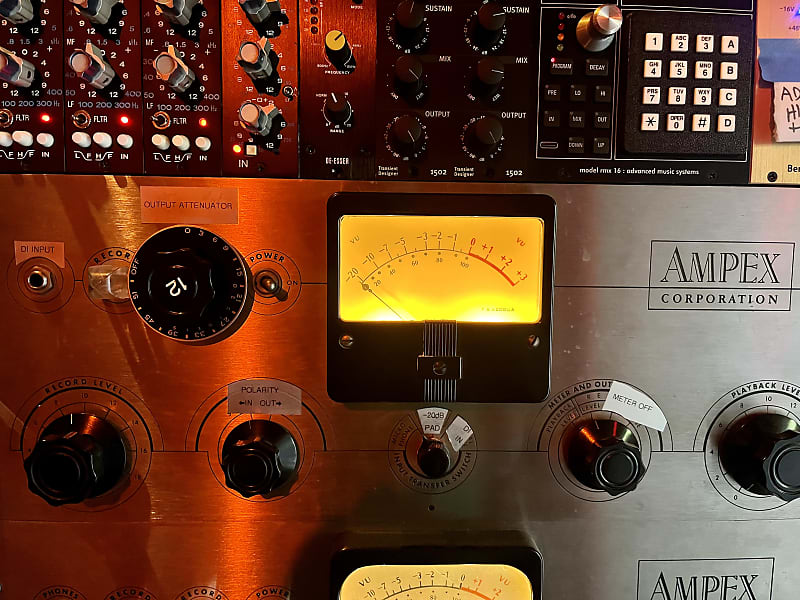 Ampex 351 Tube Preamp Modded 1950s - 1960s - Silver | Reverb