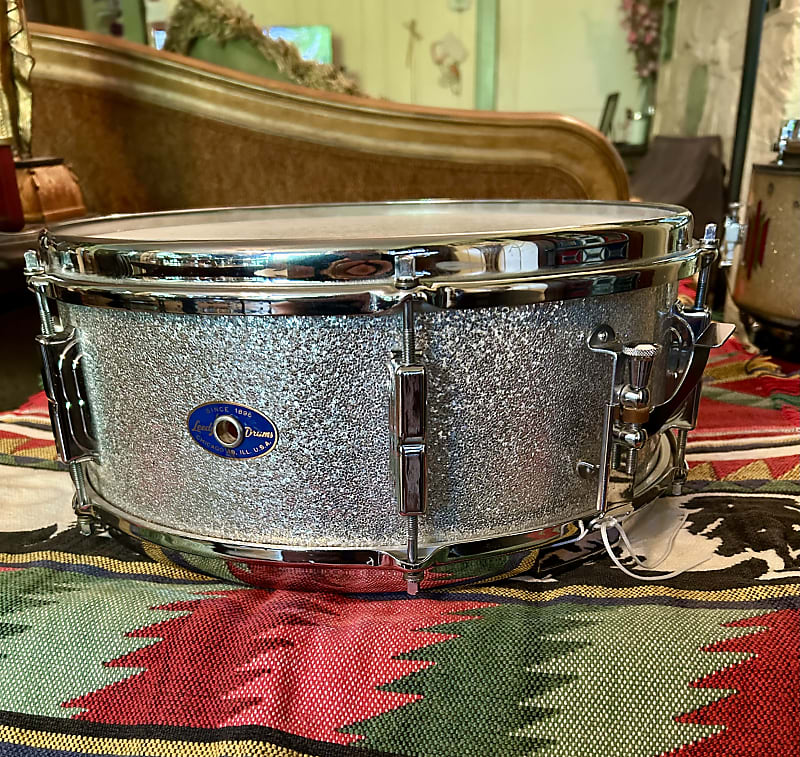 Leedy Ray Mosca 1960 Silver Sparkle | Reverb