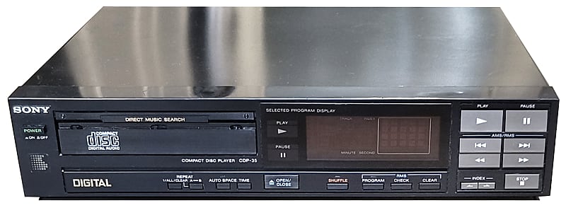 Vintage Sony CDP-35 CD Player | Reverb