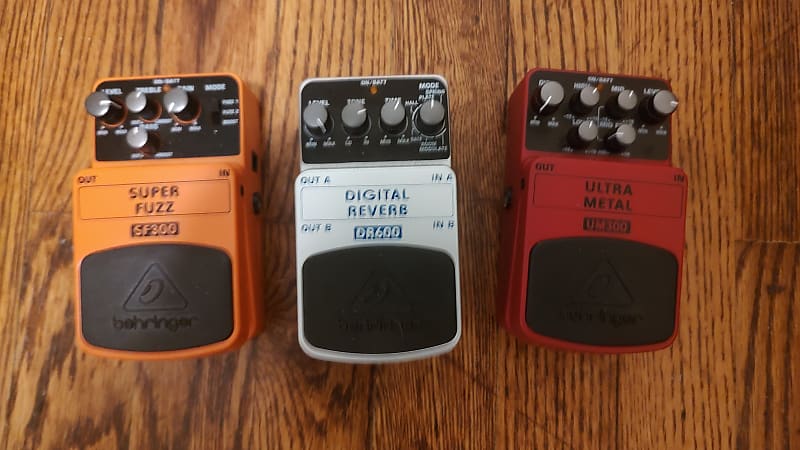 Behringer super fuzz digital reverb ultra metal | Reverb