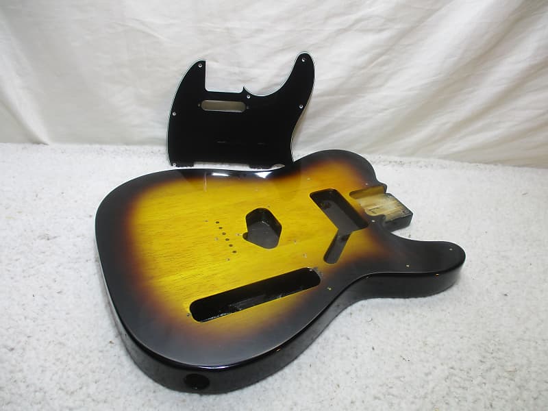Telecaster Body with Pickguard for Project / Replacement | Reverb