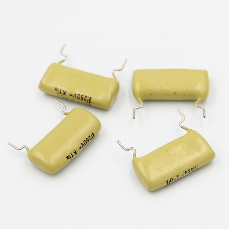 4pcs 100nf Mustard NOS Capacitors by Philips - Mullard | Reverb Canada
