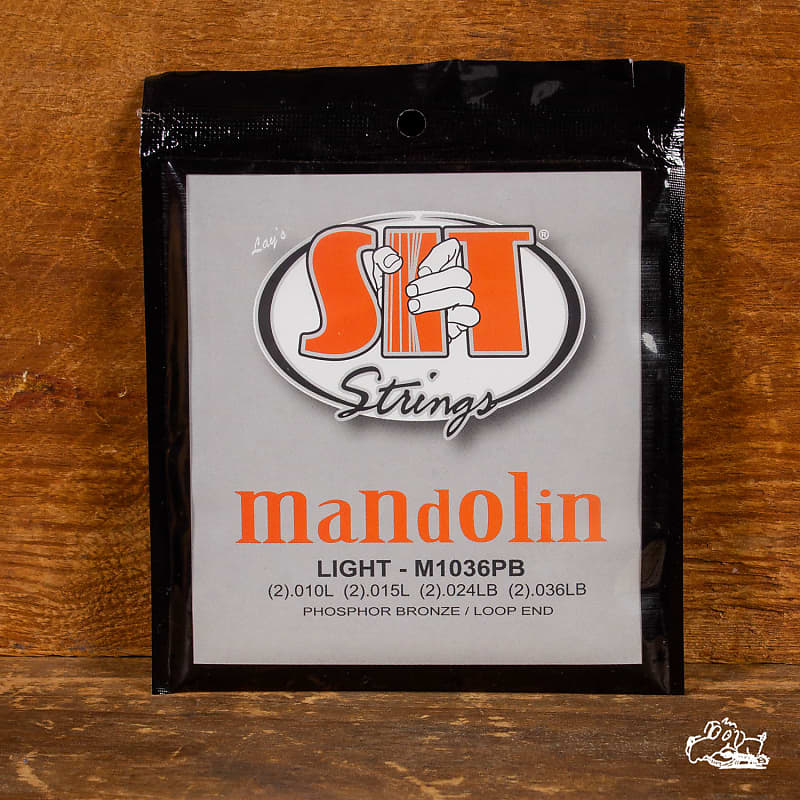 S.I.T 10-36 Phosphor Bronze Loop End Mandolin Strings | Reverb