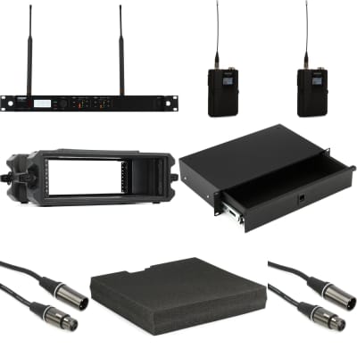 Shure ULXD4D Dual Wireless Bodypack Bundle - H50 Band | Reverb
