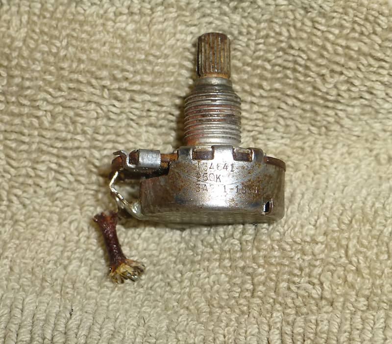 Vintage Gibson 1956 Les Paul Junior Split Shaft 250k Pot / | Reverb