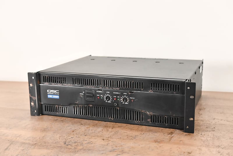 QSC CMX2000V Two-Channel Power Amplifier (church owned) | Reverb