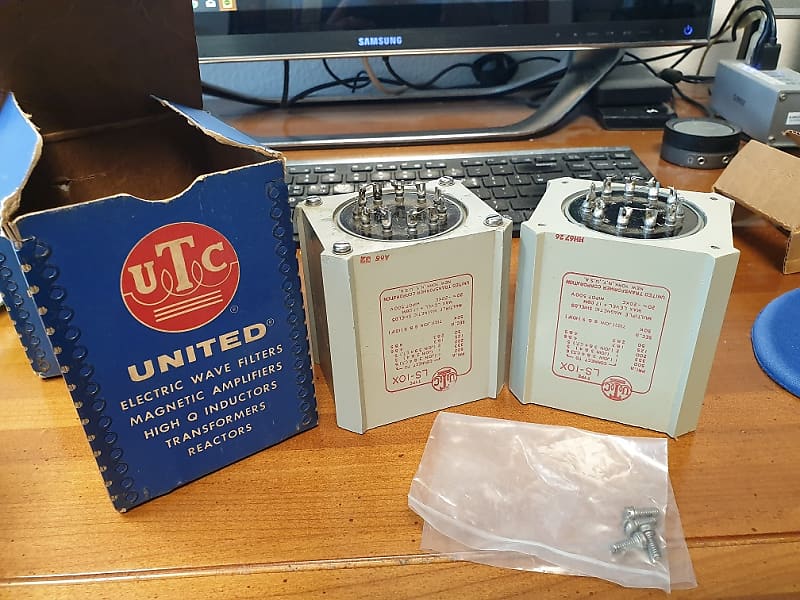 a pair of UTC LS-10X transformers | Reverb