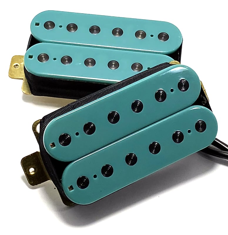 Dragonfire Shadow Bucker Pickup Set, Hot Passive Dark Pole | Reverb