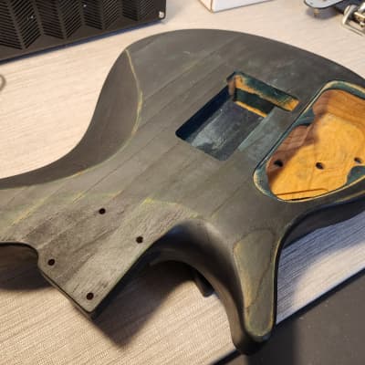 Warmoth Velocity body - Dark Green Stain | Reverb