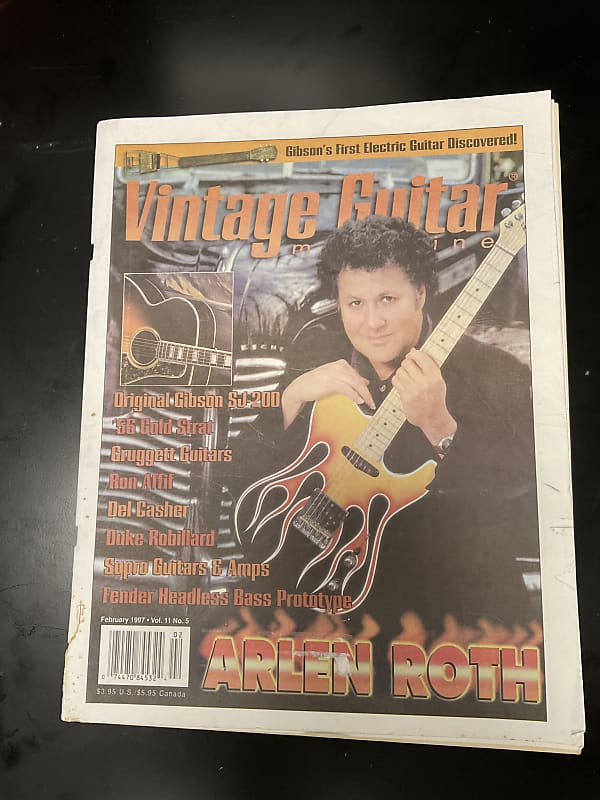 Vintage Guitar Magazine Arlene Roth ‘56 gold Strat | Reverb Canada