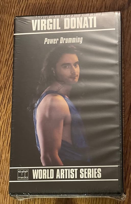 Virgil Donati Power Drumming World Artist Series VHS Video | Reverb