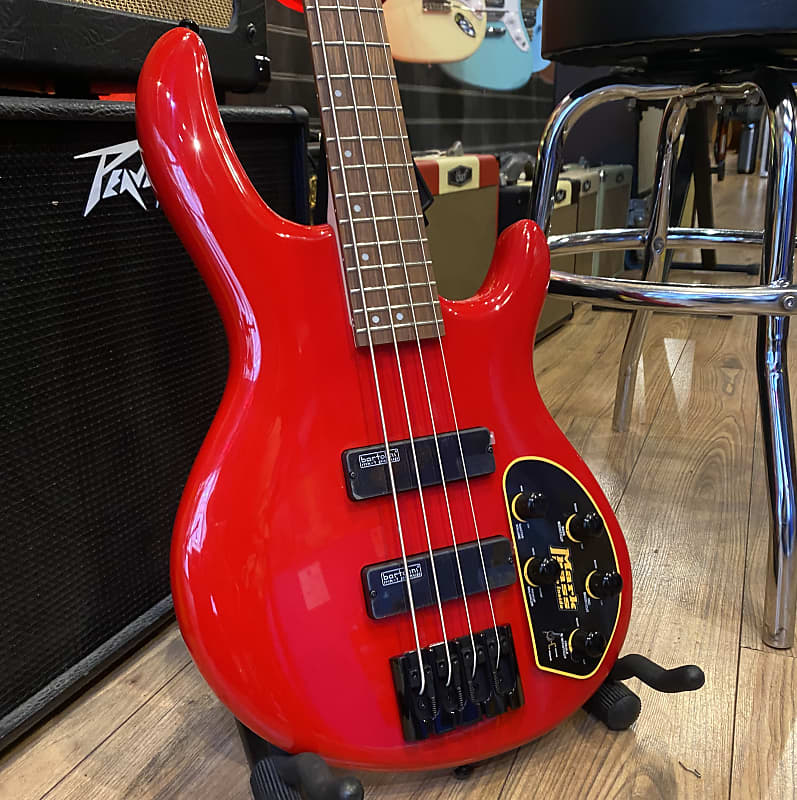 Cort C4-DELUXE-CRD 4 String Bass - Candy Red | Reverb