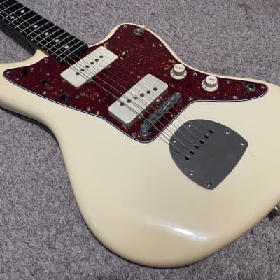 Warmoth Fender Jazzmaster White Curtis Novak pickups | Reverb