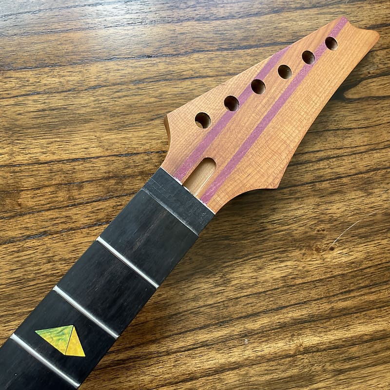 ibanez jem style roasted maple guitar neck ebony fretboard | Reverb