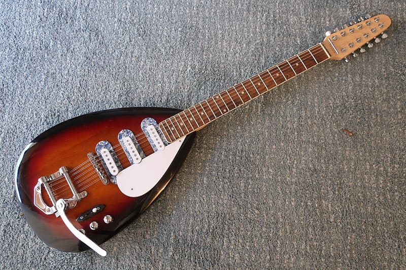 Frankenstein Partscaster Vox Eko Teardrop 12 String Clone | Reverb