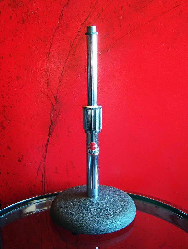 Vintage 1950's Atlas Sound DS7 microphone desk stand DS5 DS6 | Reverb
