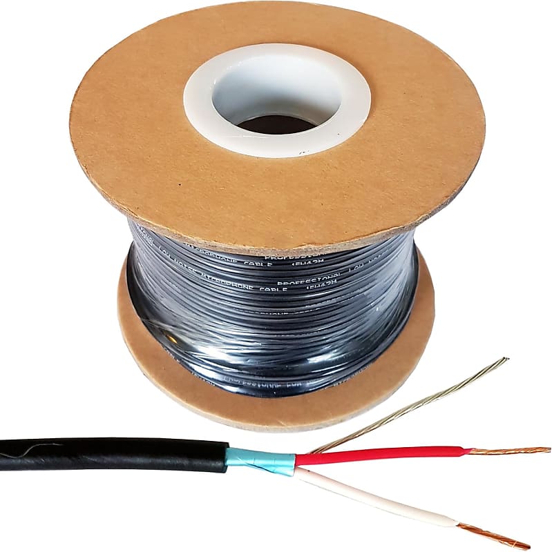 100m 2 Core Shielded Screened Audio Cable – PURE COPPER – | Reverb UK