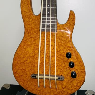 Smiger Electric Travel Ukulele sized Mini Bass - Orange Juice | Reverb