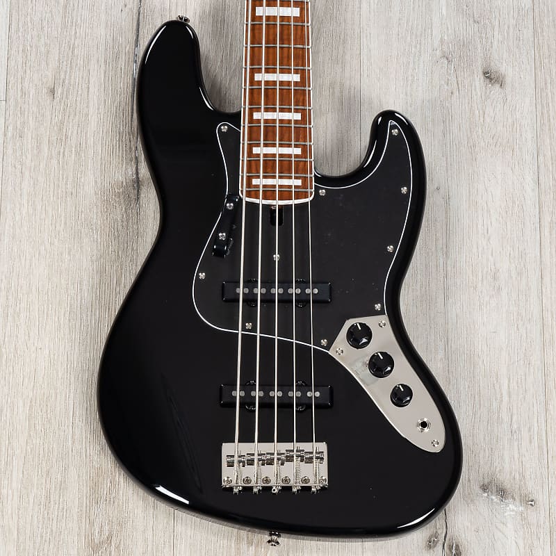 Modern Vintage Guitars MVJ5-75 5-String Bass, Roasted Maple | Reverb