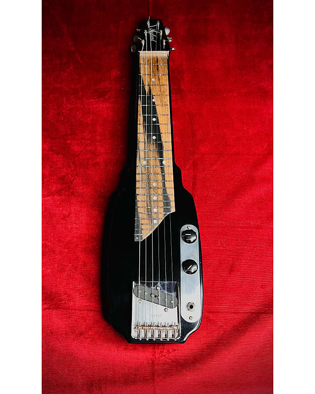 US Handmade Custom Lap Steel Black Gloss Nitro with Zircote | Reverb
