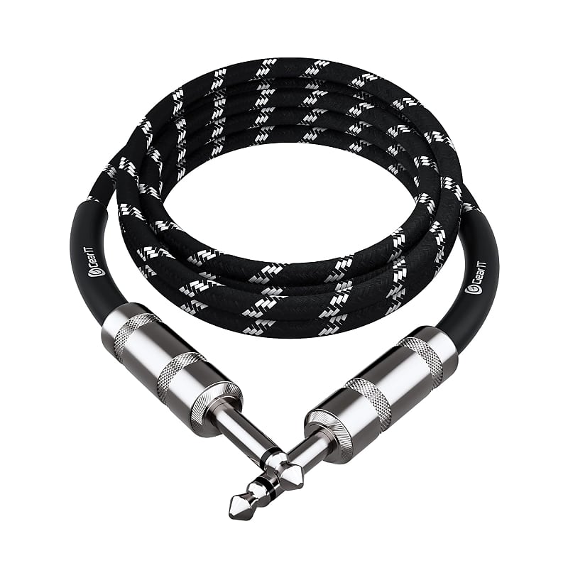 Audio Instrument Cable (6Ft) 1/4 Inch To 1/4 Inch Straight | Reverb