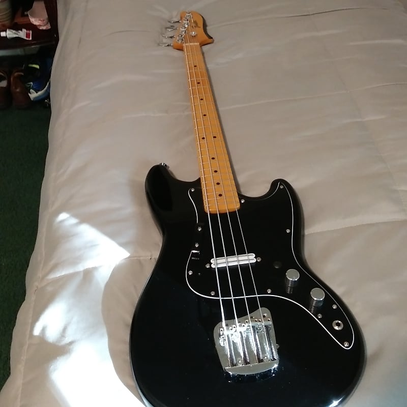 Squier Bronco, Fender Starcaster Neck, Guild M-85 Bridge, | Reverb