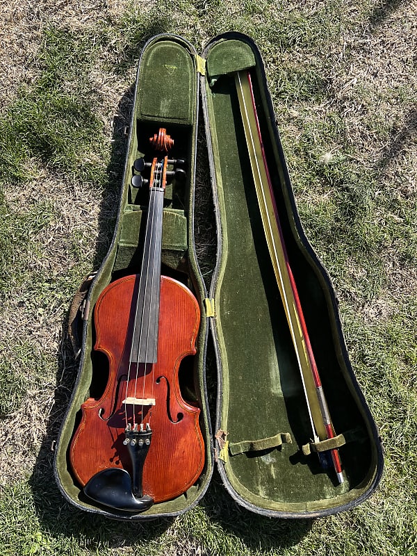 Vintage/Antique Violin Made In Oklahoma USA Fiddle CW CLARK | Reverb
