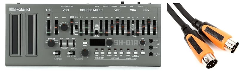 Roland RMIDI-B3 Black Series MIDI Cable - 3 foot Bundle with | Reverb