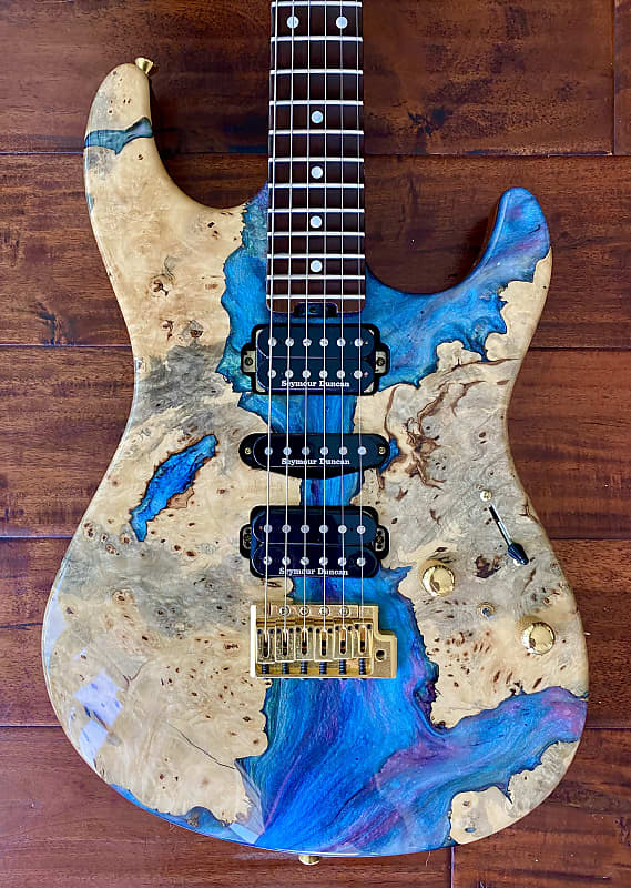 ESP Snapper 2019 Custom Shop Exhibition - Buckeye Burl & | Reverb