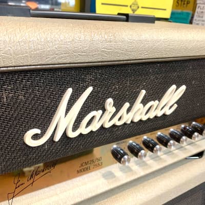 Marshall JCM25/50 2553 Silver Jubilee Mini Stack 1987 Silver | Reverb