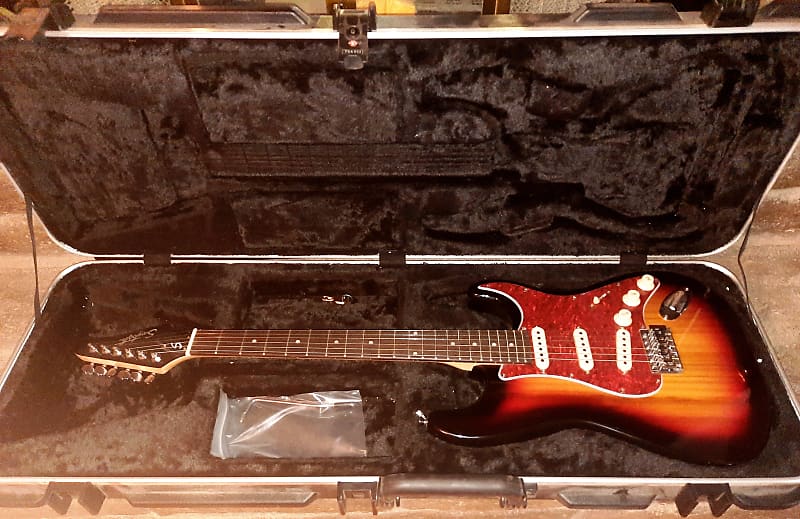 SAWTOOTH ST-ES-SBT STRAT ELECTRIC GUITAR, VINTAGE SUNBURST | Reverb