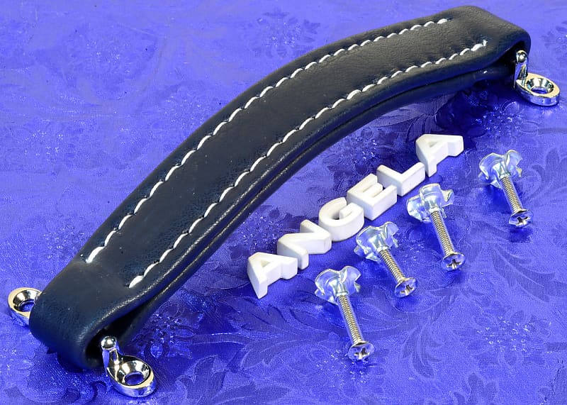 Heavy Duty Vintage Style Steel Reinforced Blue Amp Handle, | Reverb