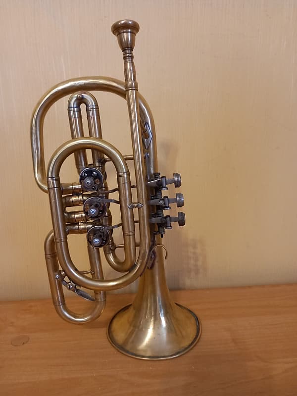 Soviet Trumpet Cornet USSR Musical Wind Instrument Vintage | Reverb