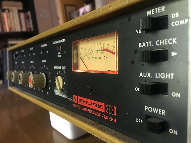 Shure SE-30 vintage mixer/compressor/preamps - level loc | Reverb