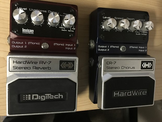 Hardwire RV-7 CR-7 Stereo Reverb and Chorus Set of 2 | Reverb