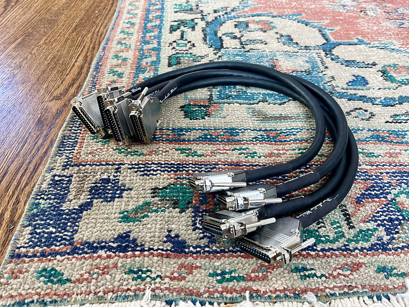 (4) Mogami Part No. 2932 - 8 Channel DB-25 D-Sub Snake Male | Reverb