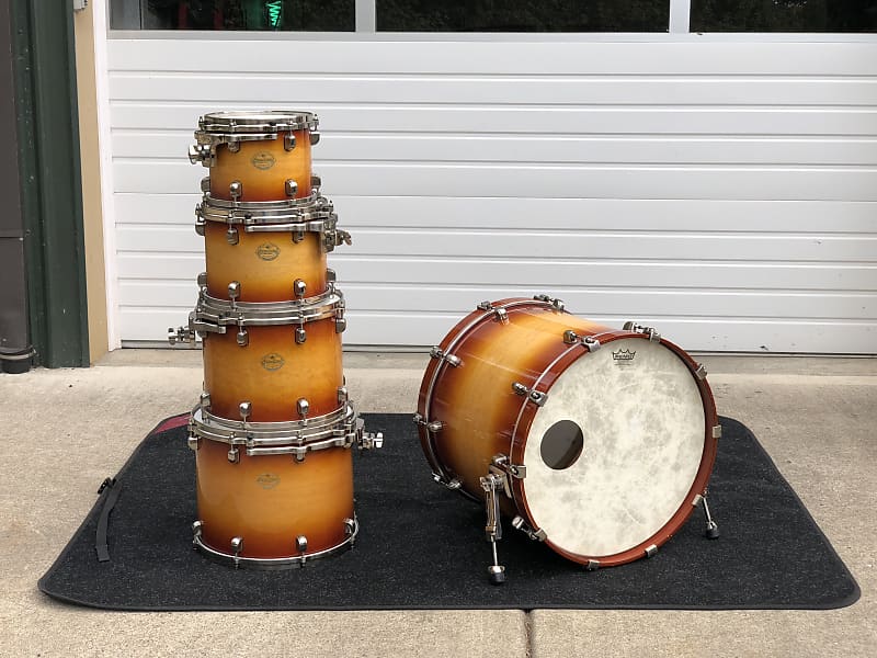 Tama Starclassic Maple 5 Piece Drumset - Gold Sunburst - | Reverb