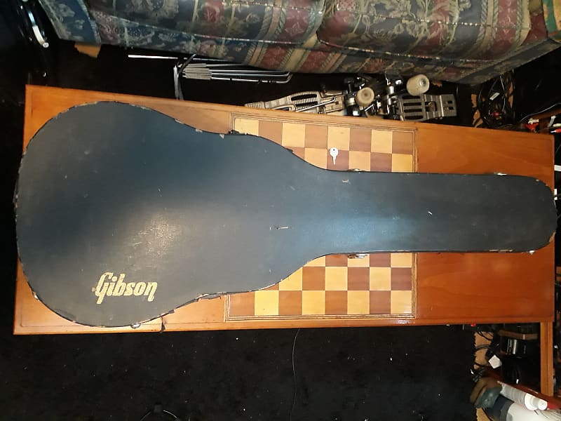 Vintage '60s Gibson Les Paul case by Geib Excelsior key | Reverb UK