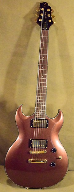 Samick TR-4 Electric Guitar Metallic Copper Bronze Finish | Reverb
