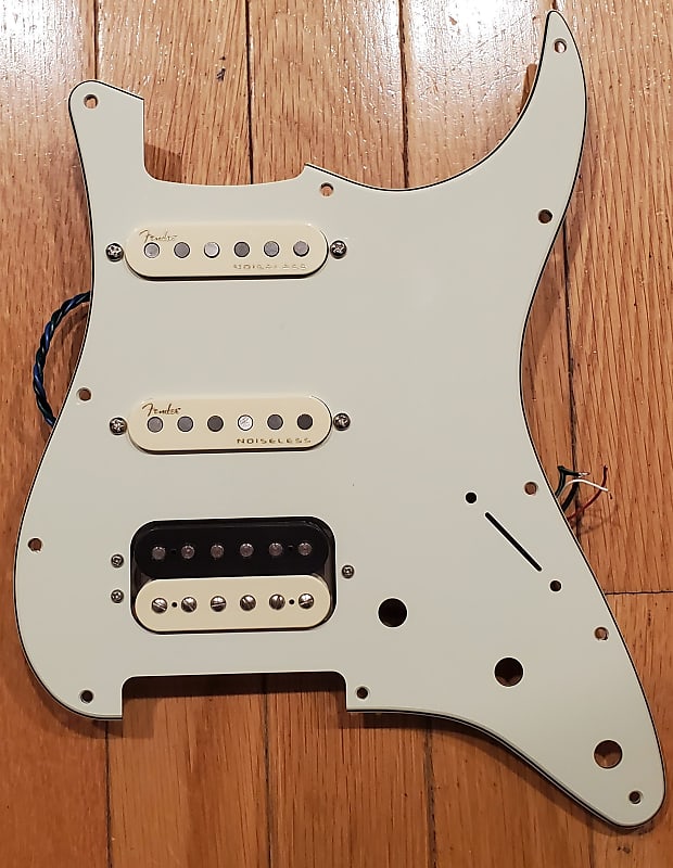 Fender Ultra Noiseless HSS Pickup Set w/pickguard | Reverb