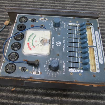 Vintage Superior TW-11 Tube Tester Owners Manual, Roll Chart, | Reverb