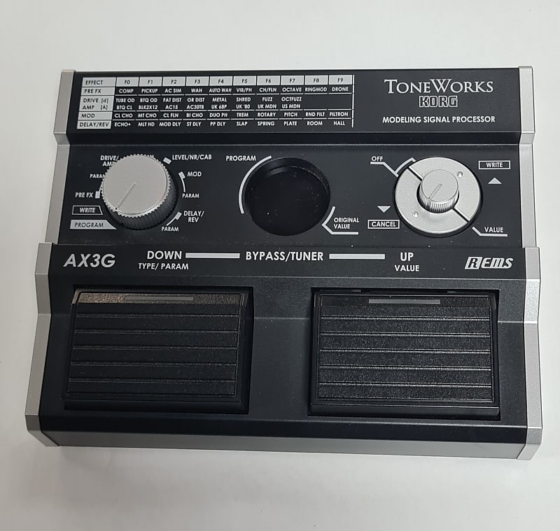 korg AX3G multieffetto | Reverb