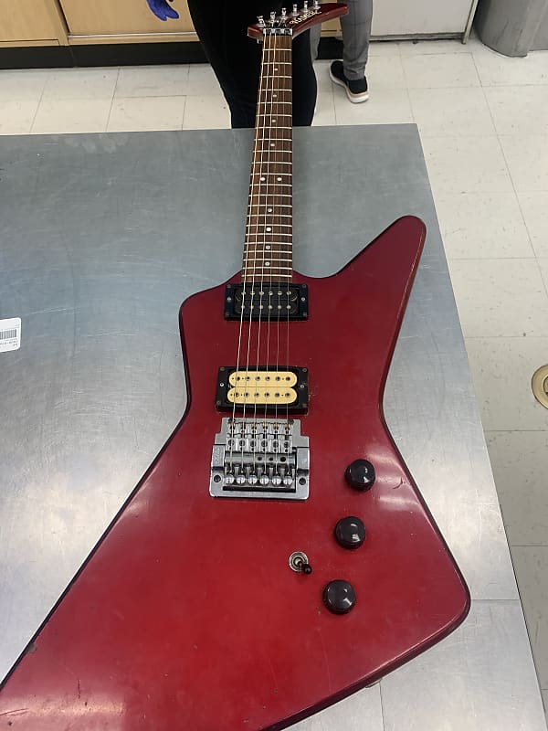 Hamer USA vintage 1984 explorer guitar with case | Reverb