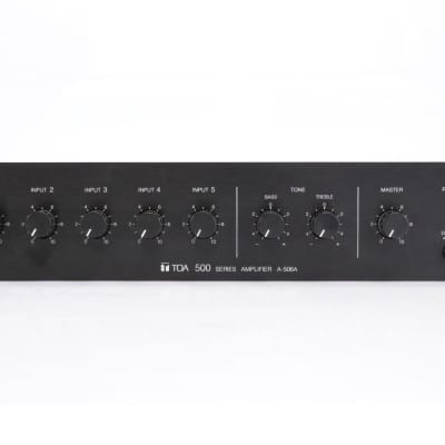 TOA 500 Series A-506A 6-Channel Mixer/Amplifier #43509 | Reverb