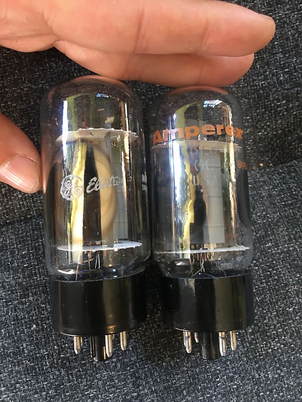 Amperex GE 6L6GC Pair | Reverb