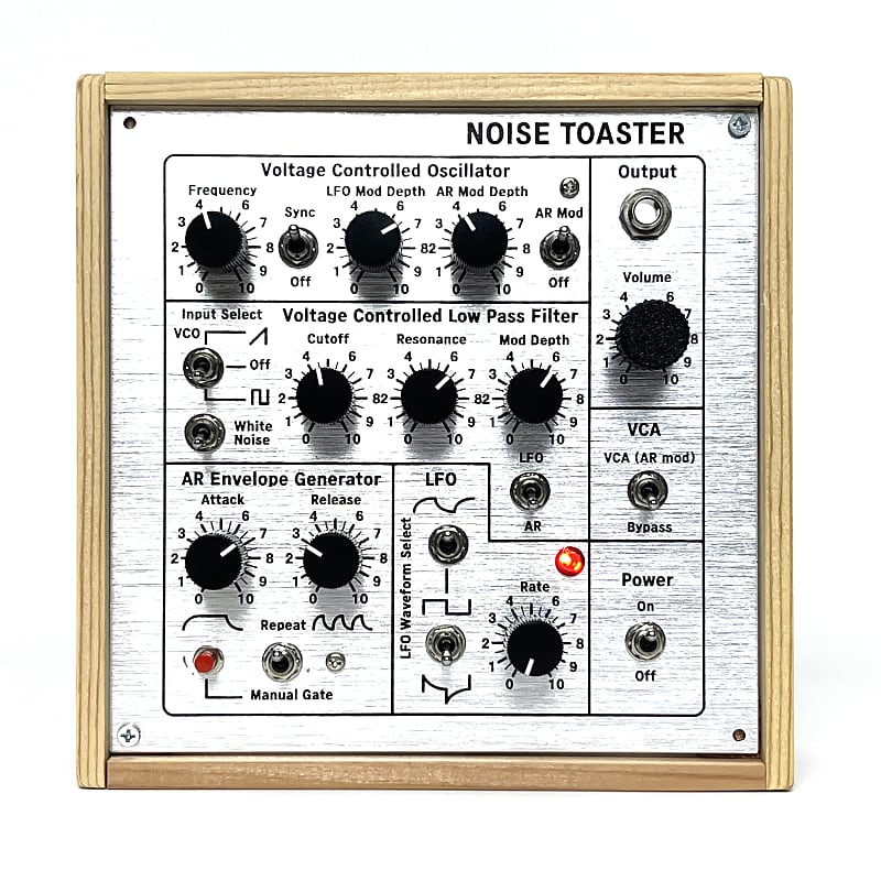 Noise Toaster Analog Synthesizer w/ Woodcase Very Rare | Reverb