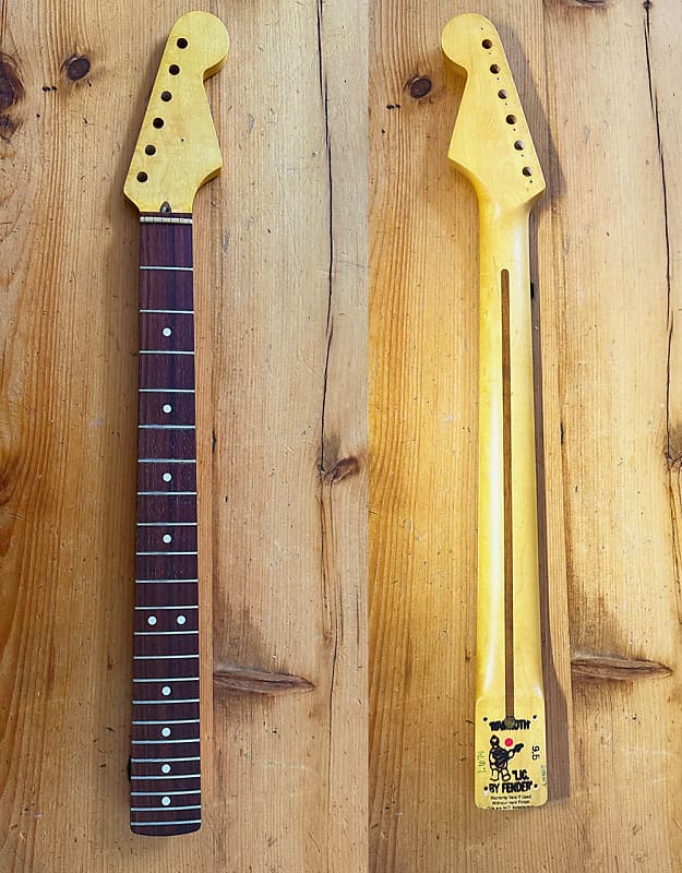 Vintage Warmoth Strat Neck - Rosewood, Jumbo Frets | Reverb