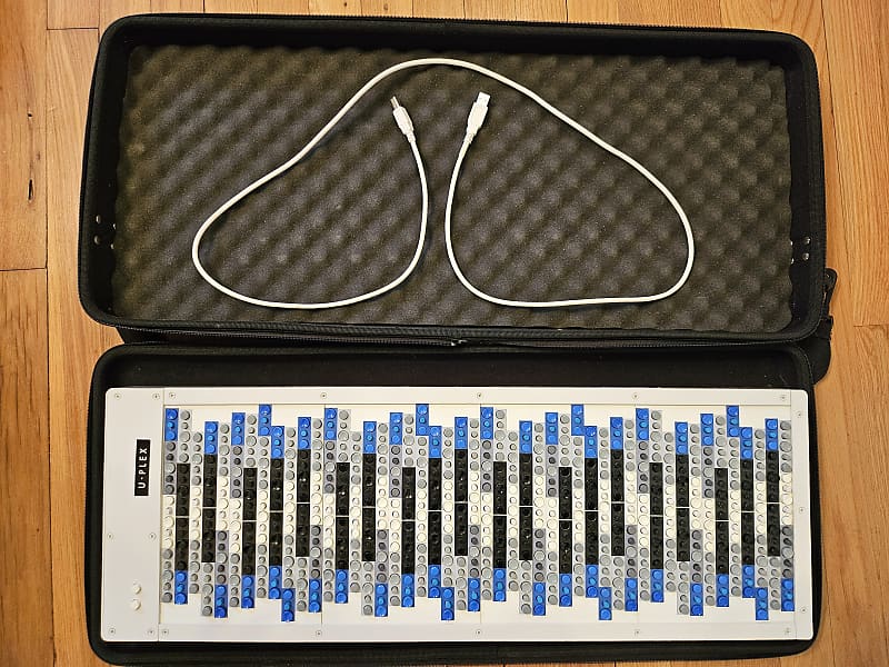 H-Pi Instruments U-PLEX 2014 - four octaves, White / Blue | Reverb