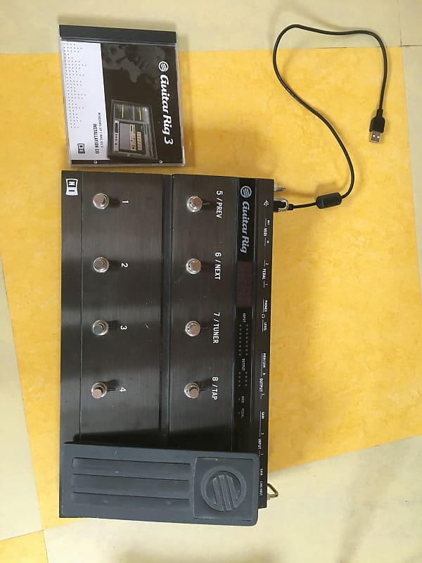 Native instrument Pédalier Guitar rig 3 kontrol + soft | Reverb UK